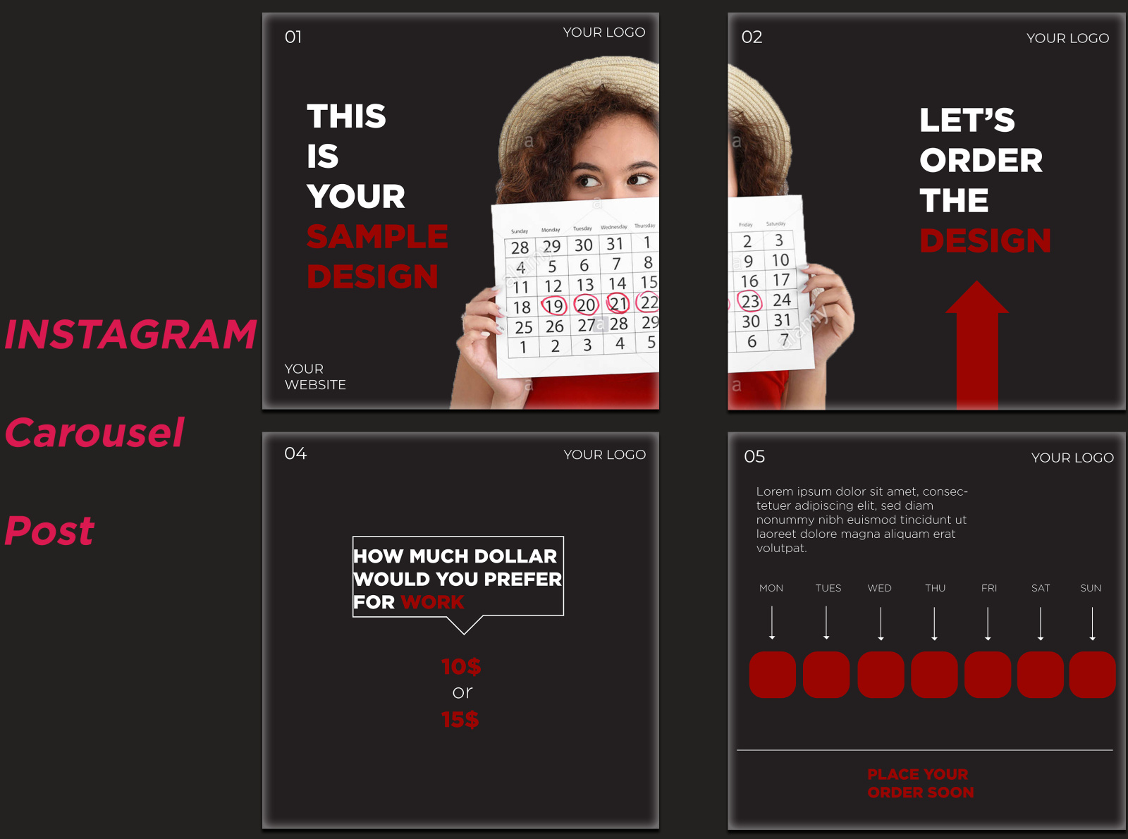 Instagram Carousel Post by Wahiduzzaman Emon on Dribbble