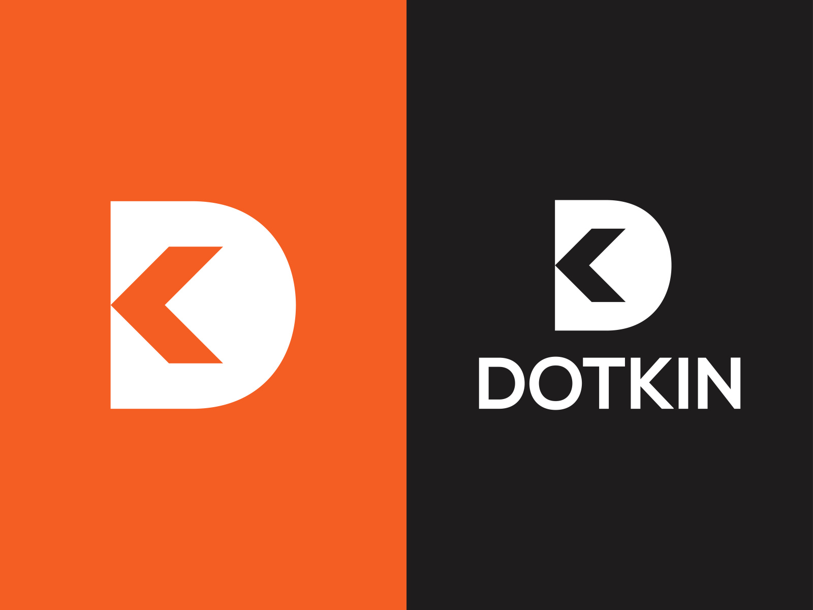DK Letter Logo by Abid Nion on Dribbble