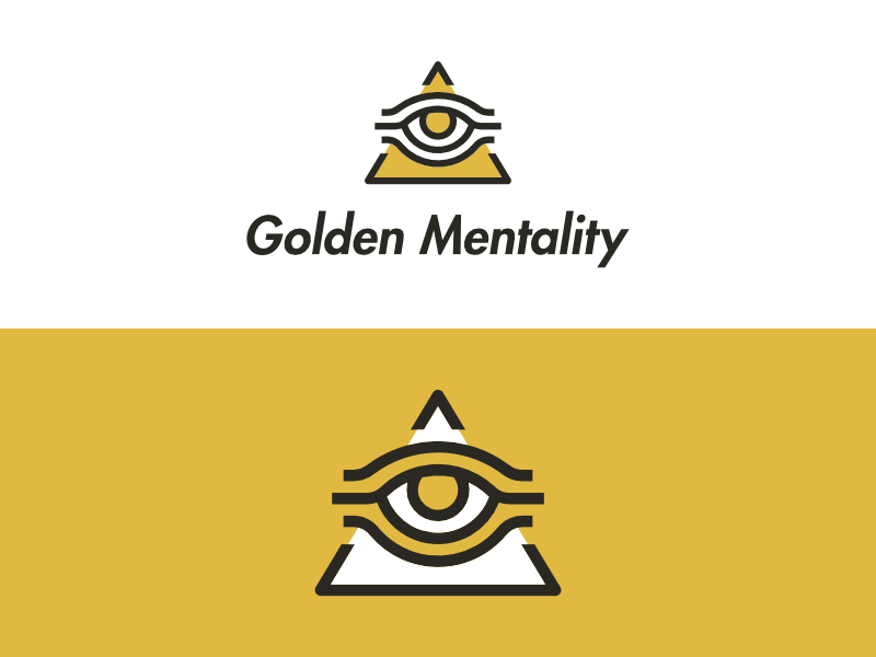 Golden Mentality Logo by Alec Lomas on Dribbble