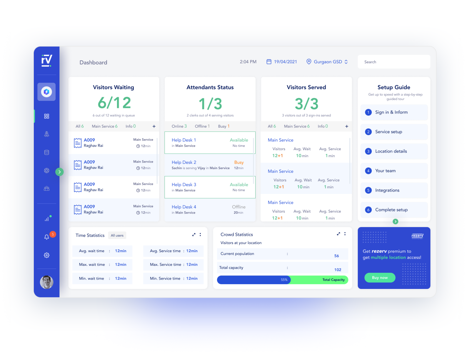 Merchant Dashboard Design - REZERV Web App by Robin on Dribbble