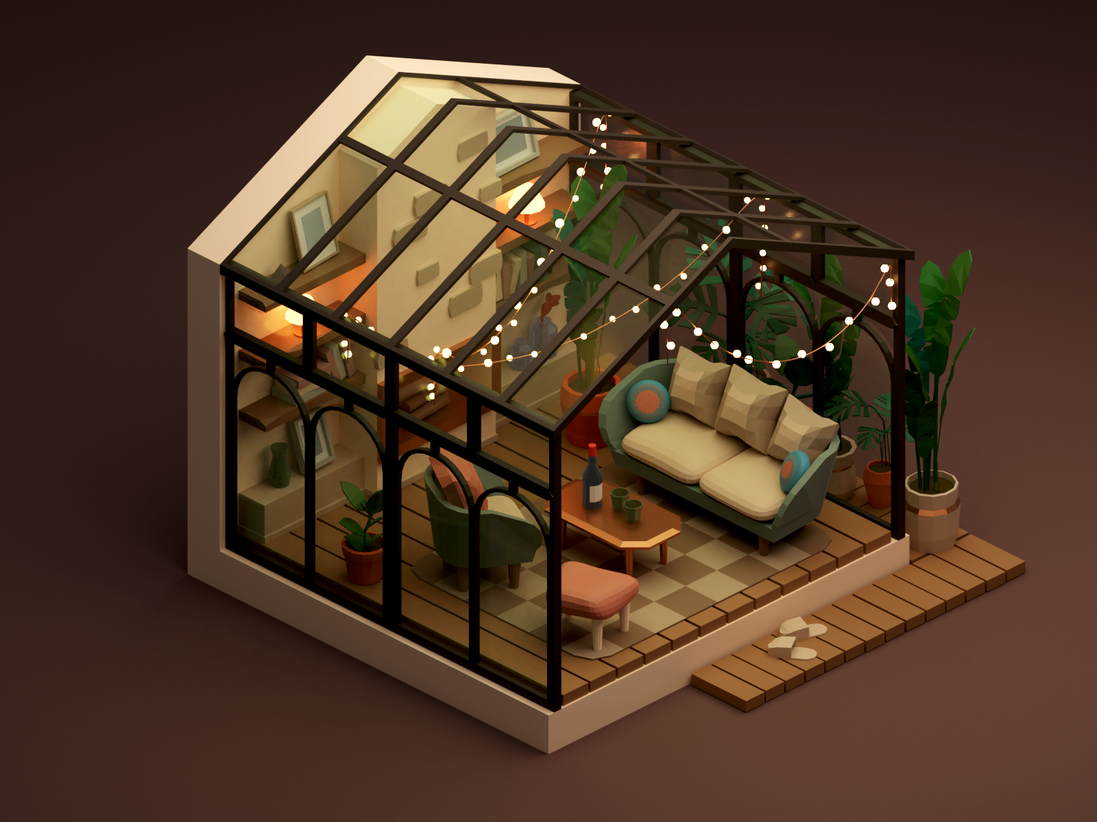 Small Conservatory by Suzie Nam on Dribbble