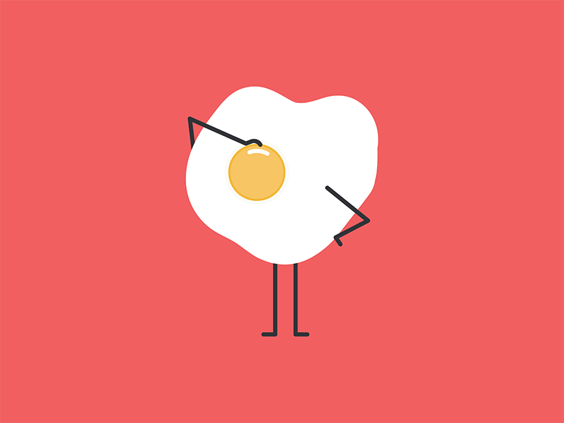 Confused Egg by Eléna Potter on Dribbble
