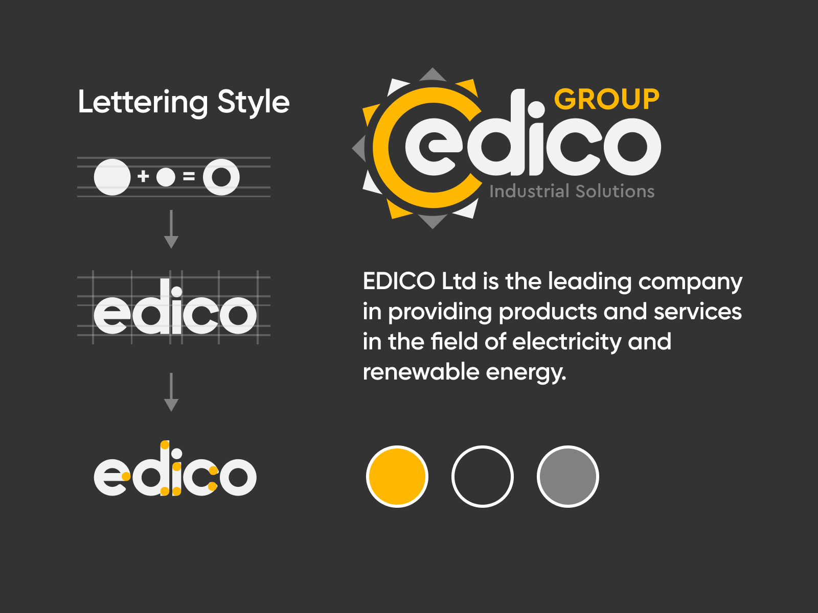 Lettering Style for Edico Group Logo by Aleksander Vero on Dribbble