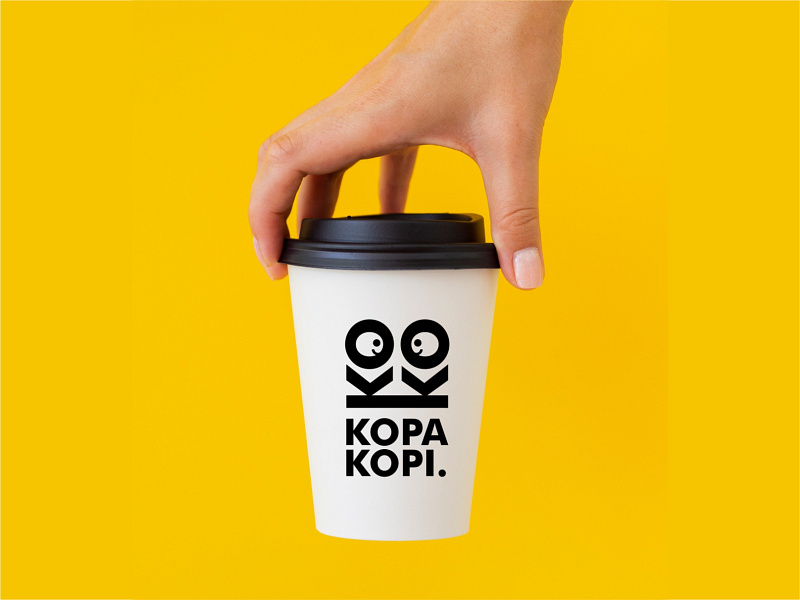 Logo Kopa Kopi Coffeshop by Andrea Wijaya on Dribbble