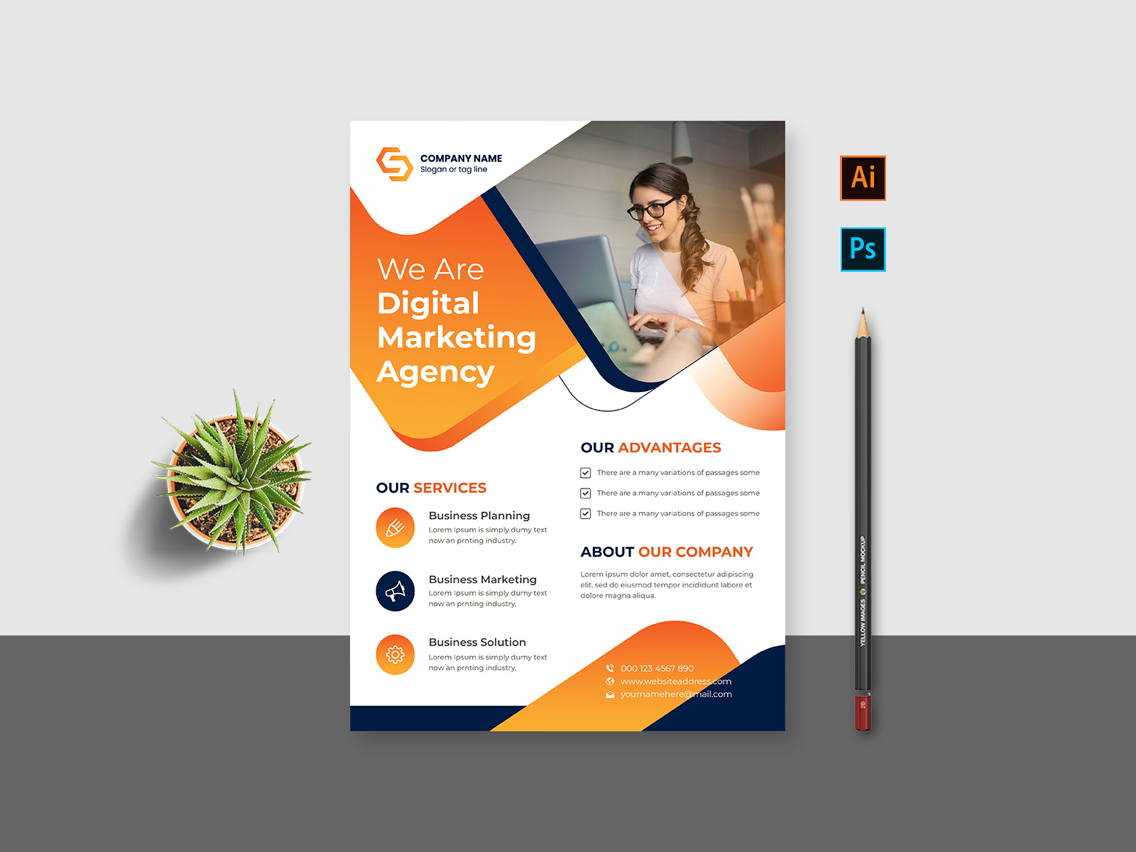 Corporate business marketing company flyer design by designernaymur1 on ...