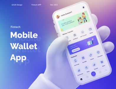 Fintech App by Sameer Ahmed on Dribbble