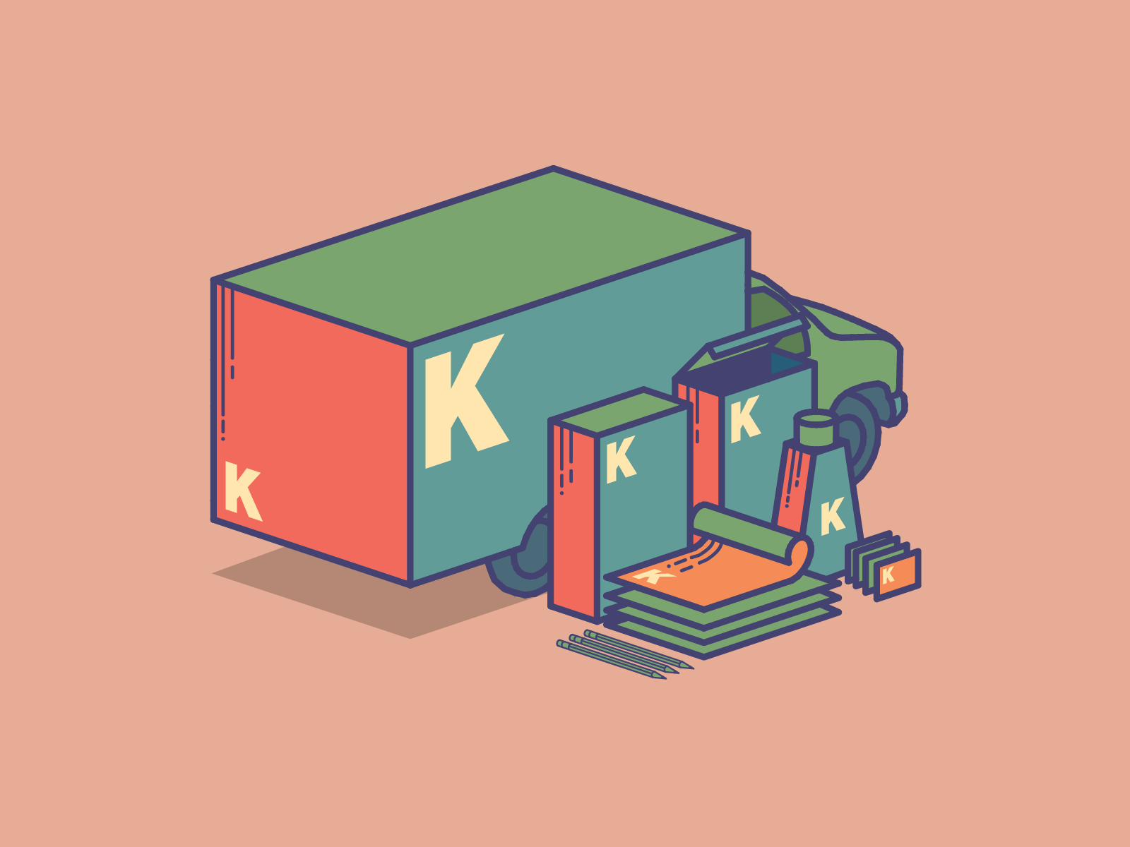 Visual Identity Icon (1/7) by Behnam Azizi on Dribbble