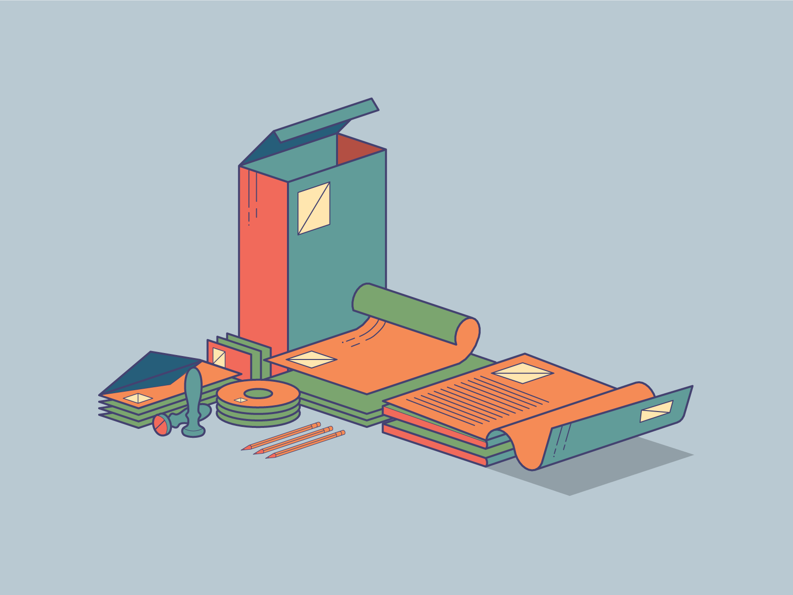 Visual Identity Icon (7/7) by Behnam Azizi on Dribbble