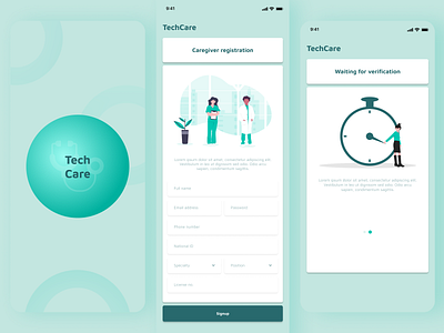 TechCare - User verification by Muhammad Jawad on Dribbble