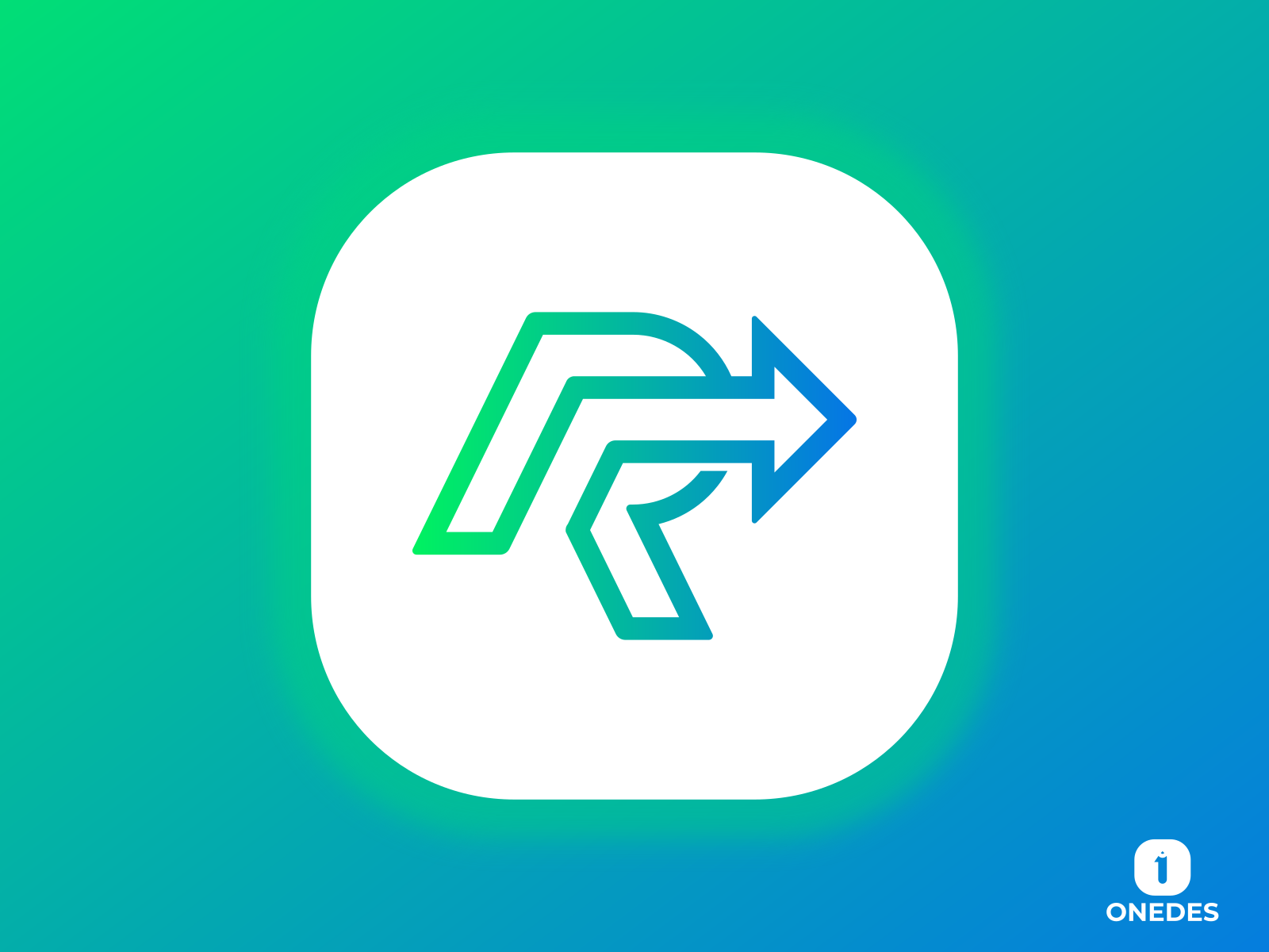R arrow by Onedes on Dribbble