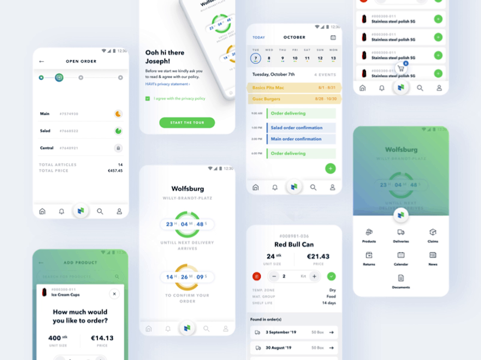 HAVI | Mobile Delivery app by DotControl on Dribbble
