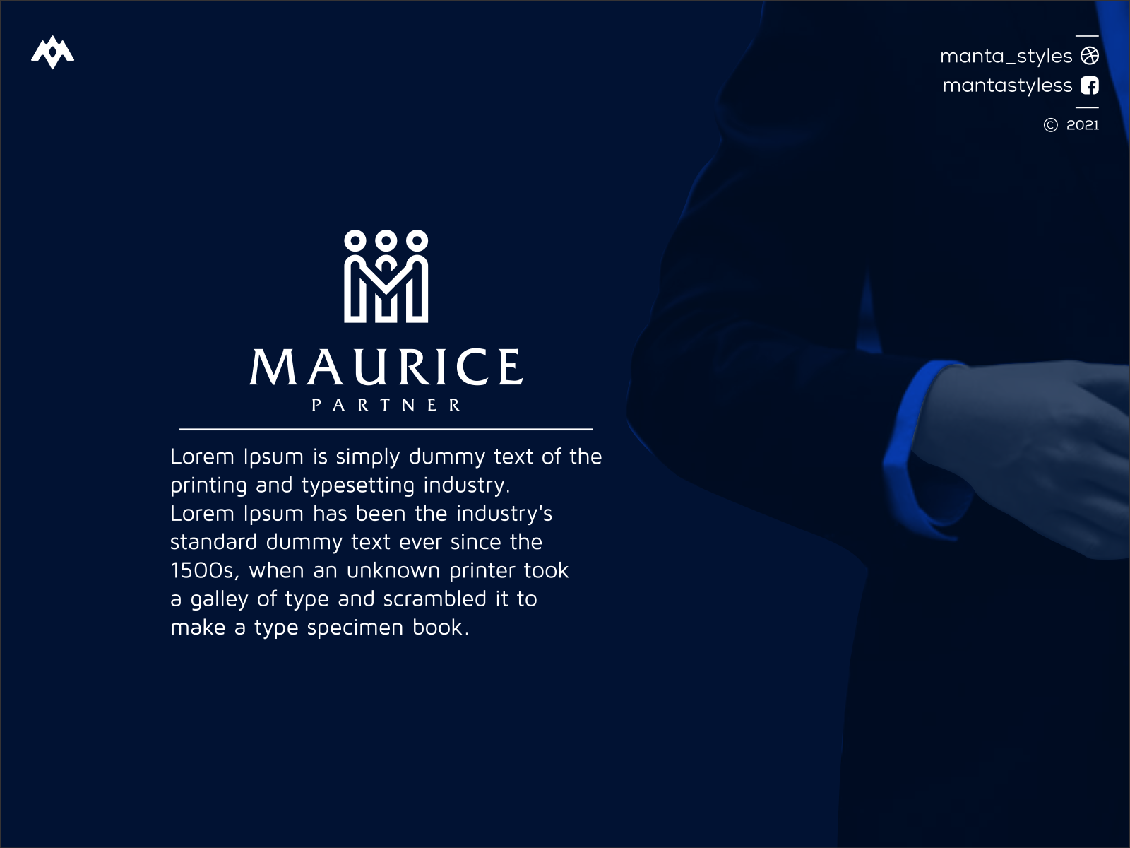 Maurice Partner by Manta_styles on Dribbble