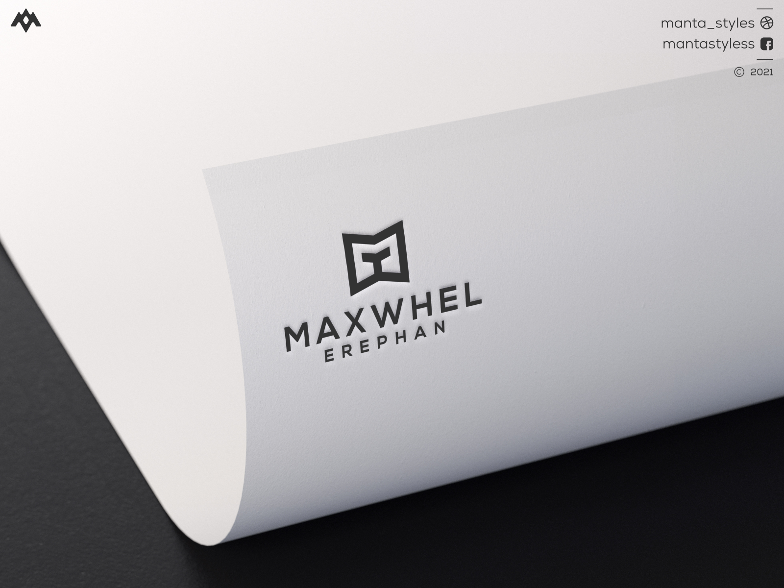 Initial Logo Design by Manta_styles on Dribbble