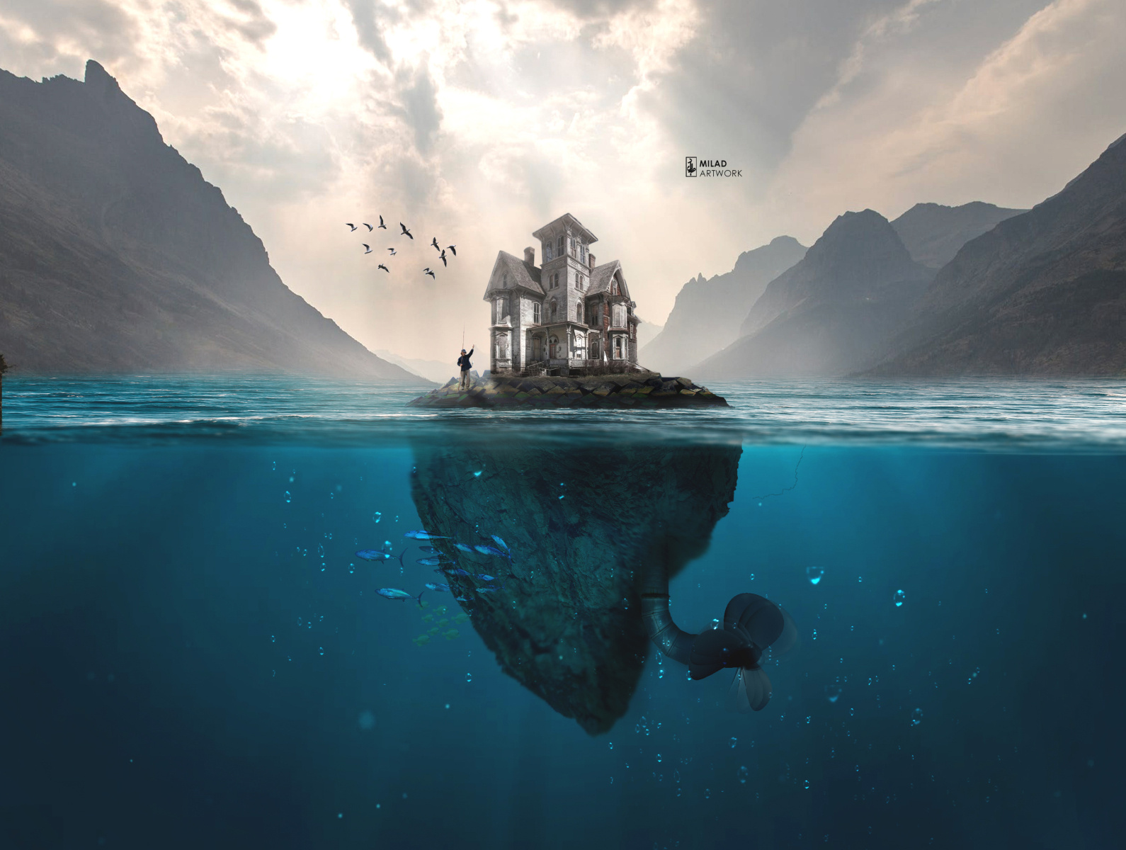 dream island by milad artwork on Dribbble