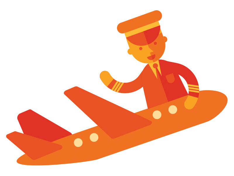 Vipkid Plane by Rick Byrne on Dribbble