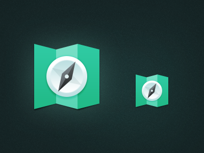Discovery app icon by Milos Mirkovic on Dribbble