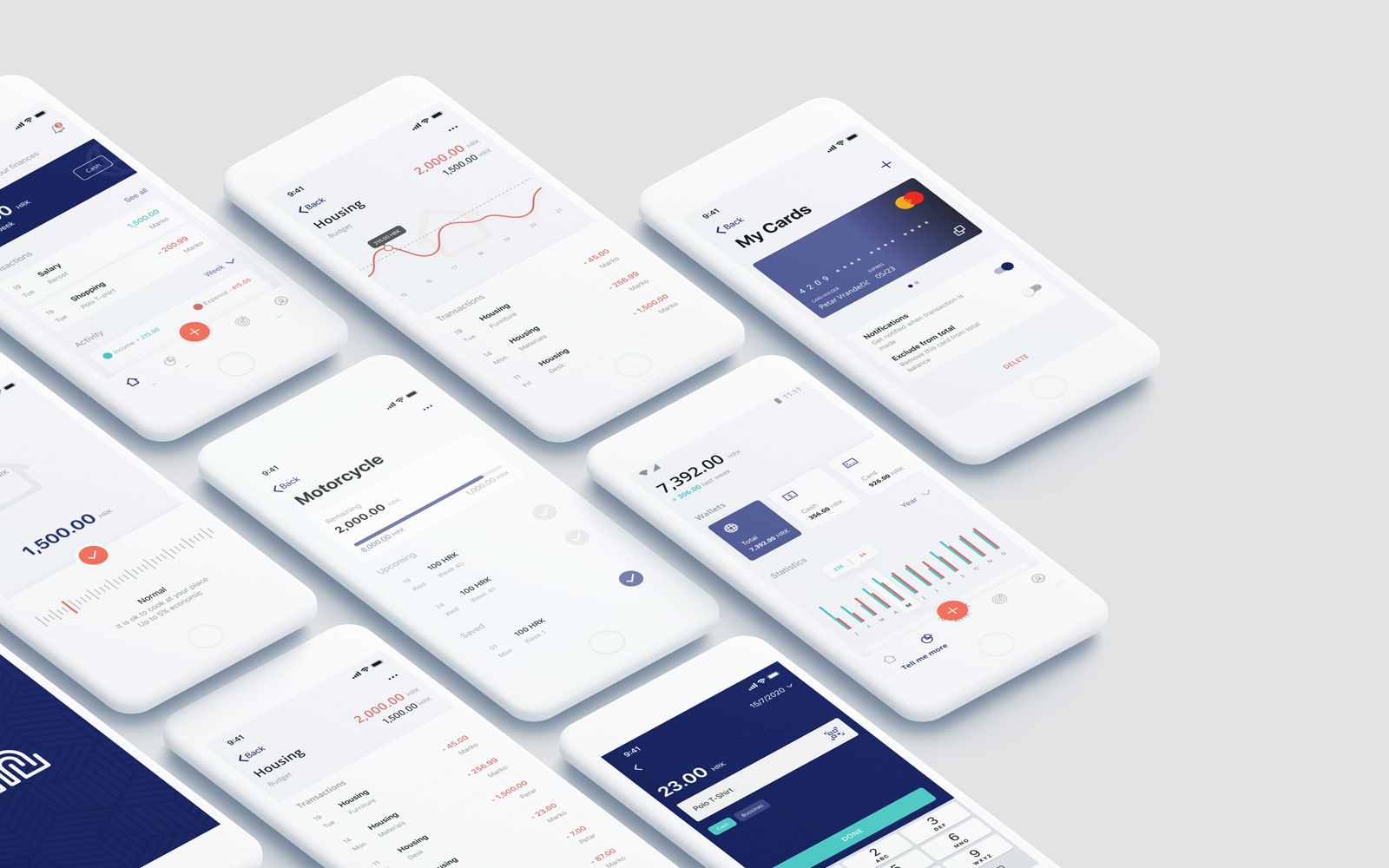 Application Design : Money Manager by Petar Vrandečić on Dribbble