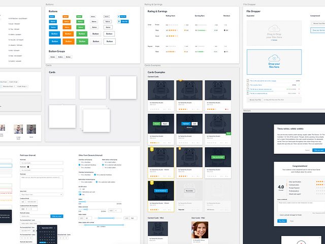 Freelancer.com UI Assets by Emiliano Rodriguez for Freelancer on Dribbble