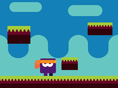 ninja platformer game art by MUHAMMAD ZEGHAM NAZEER on Dribbble