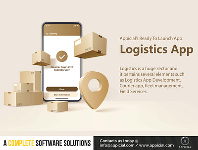 Logistics App designs, themes, templates and downloadable graphic ...