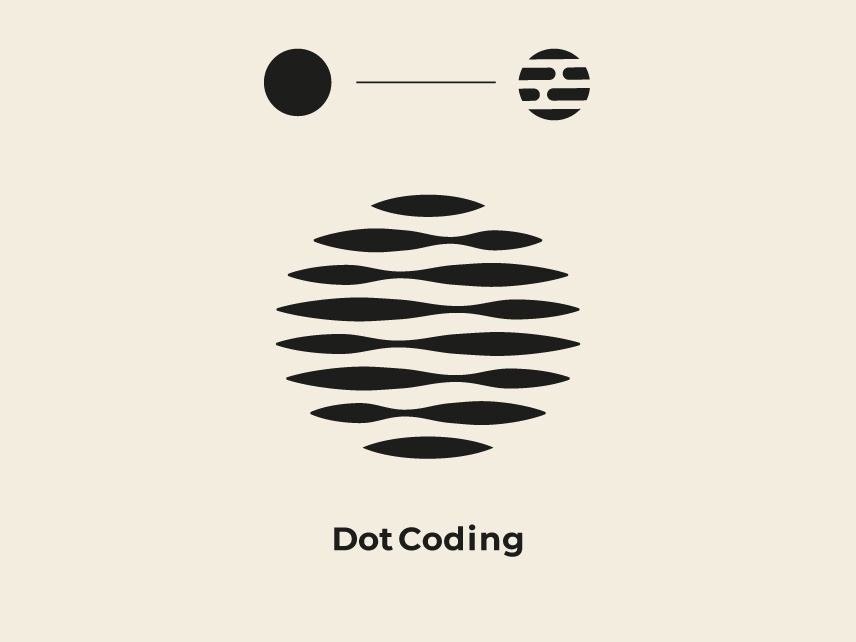 logo creation Dot Coding by Irina Kolosovska on Dribbble