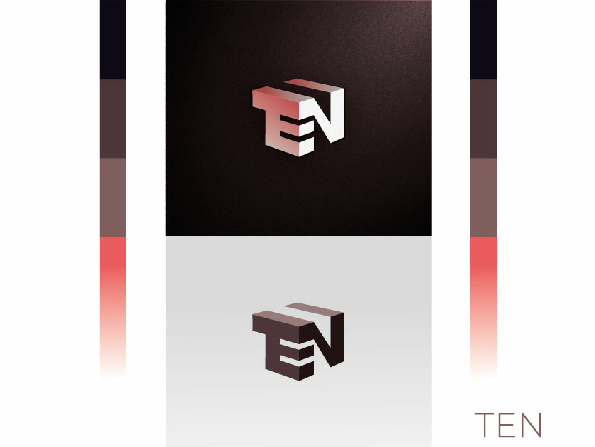 Logo Ten by Irina Kolosovska on Dribbble