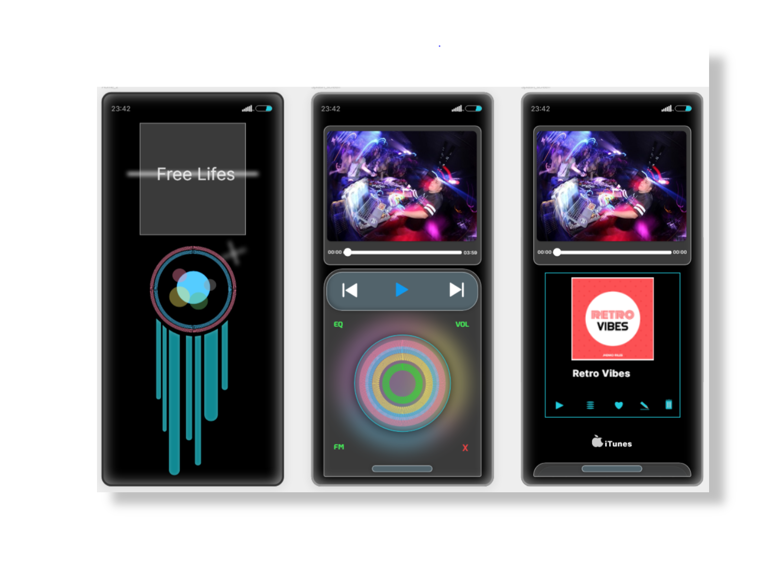 Music Media Players |UI Design by Nandang Ridwanulloh on Dribbble