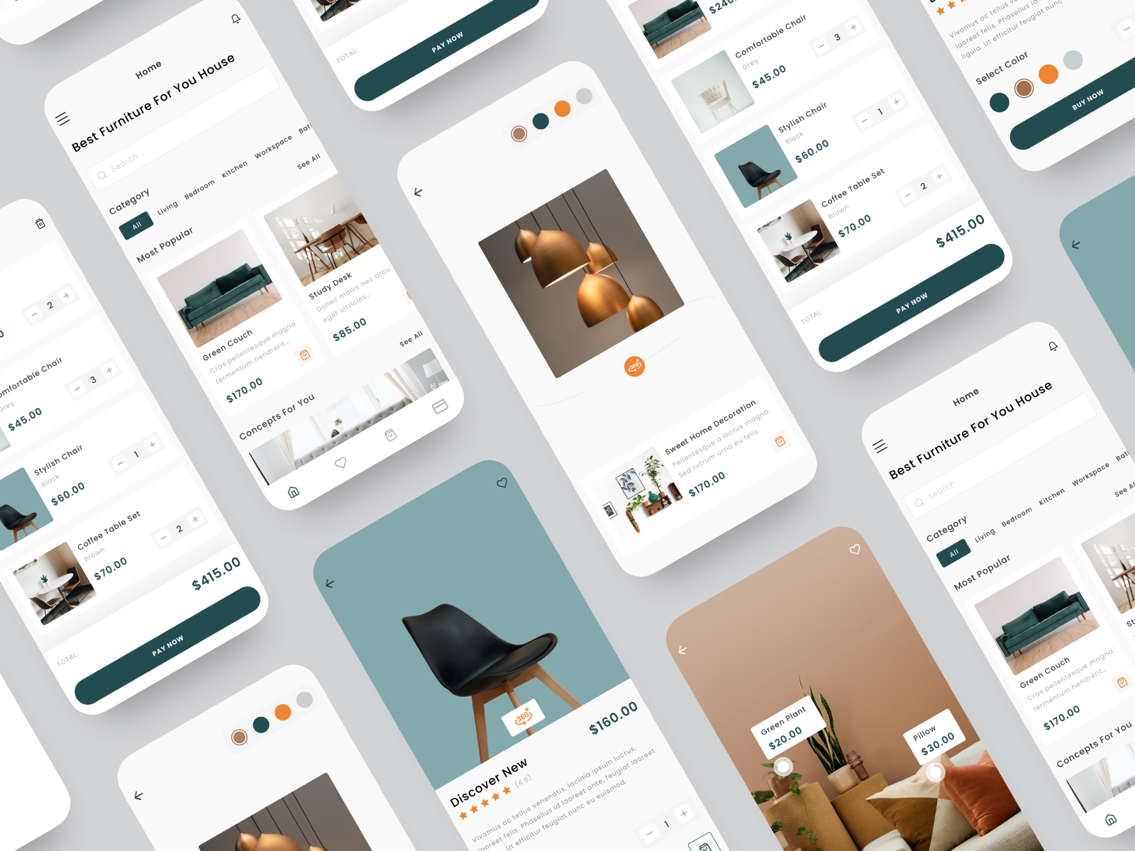 Furniture App Ui Design by Haneef Ahmed on Dribbble