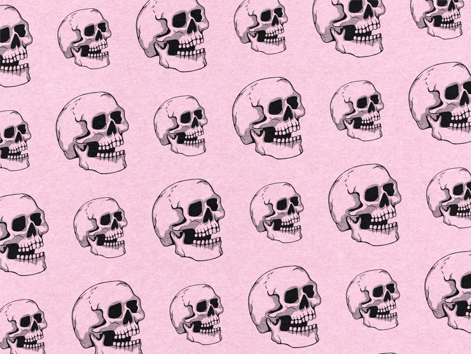 Skull Pattern by BuiltWithBranches on Dribbble