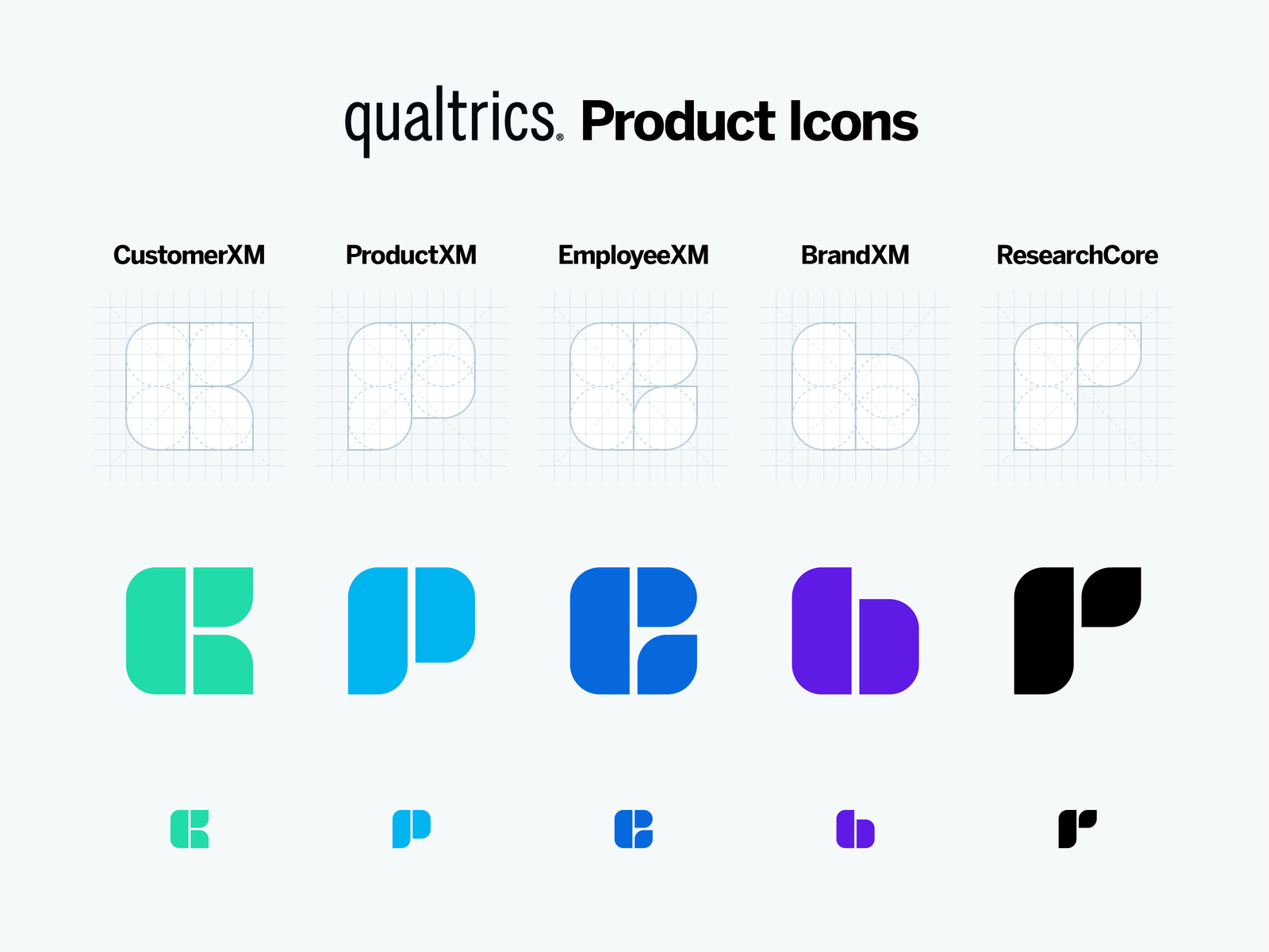 Qualtrics Product Icons by Shaun Steele on Dribbble