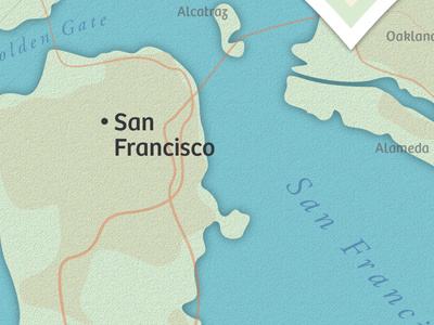SF Map by Travis Neilson on Dribbble