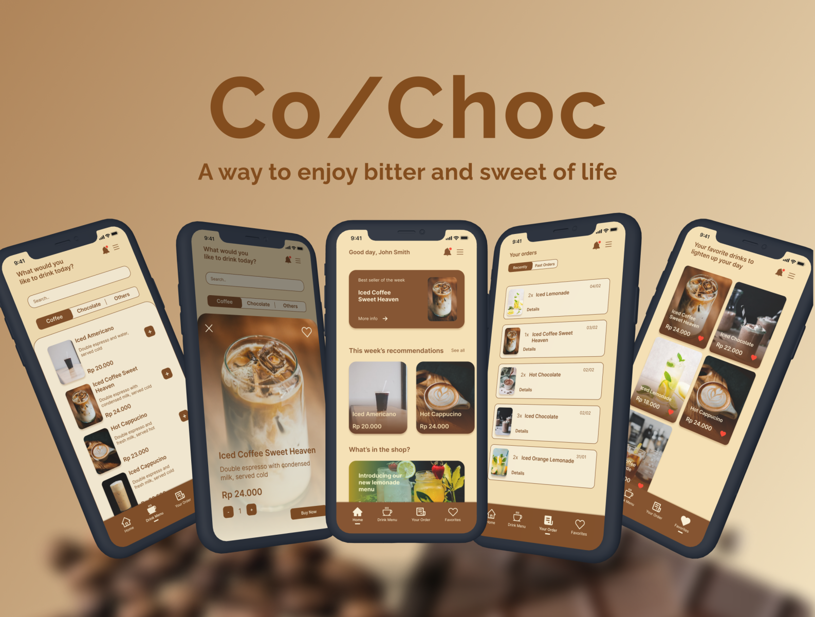 Co/Choc App by Theo Kusetya on Dribbble