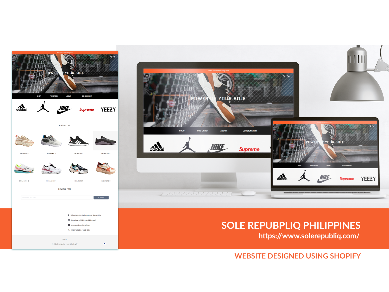 Sole Republiq PH Website by Thoni Uy on Dribbble
