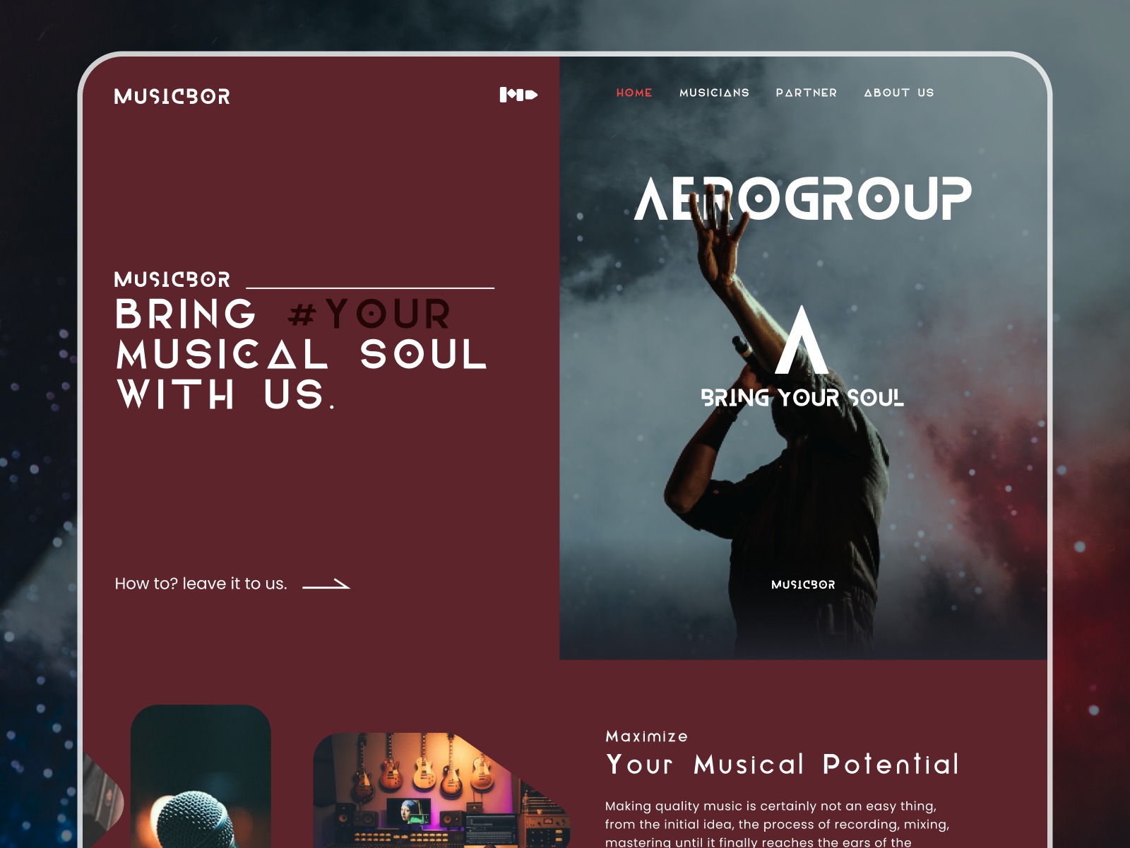 Label Music Website UI by Davit Chandra on Dribbble