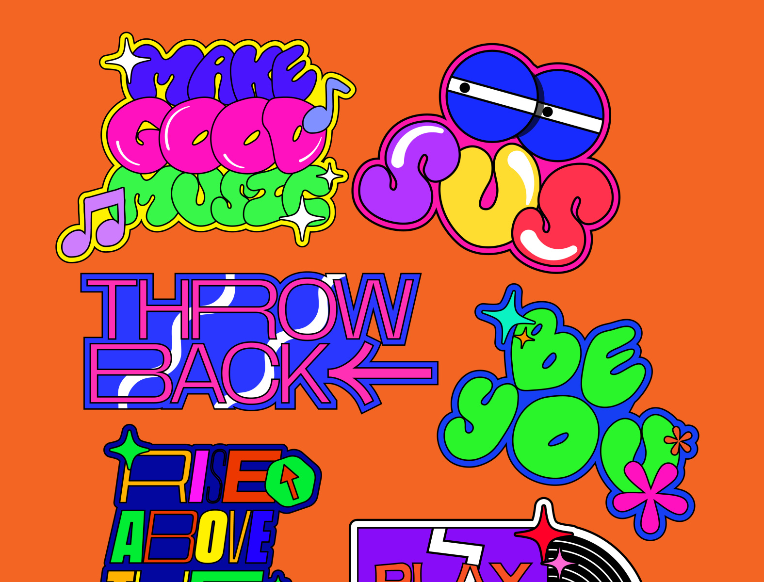 Stickers by Clement Kipkirui on Dribbble