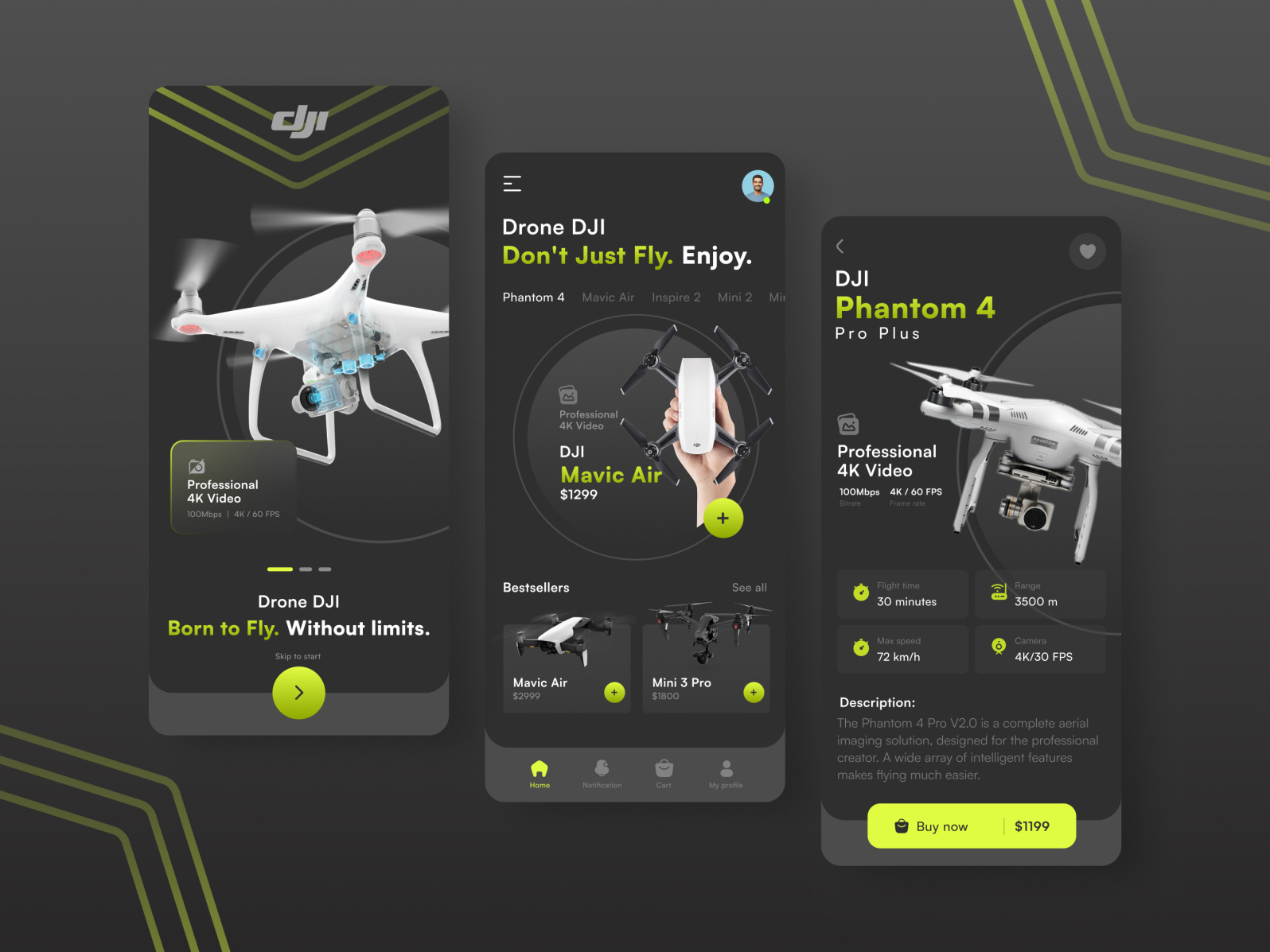 Drone App UI Design by Pixels Perfect on Dribbble Drone App UI Design by Pixels Perfect on Dribbble