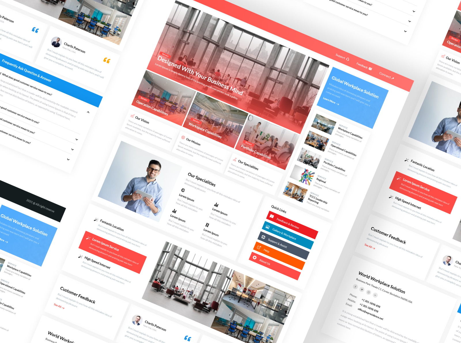 SharePoint Intranet Landing Page Design by Md. Rakibul Hasan on Dribbble