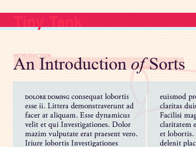 Revisiting type treatment by Sharlene on Dribbble