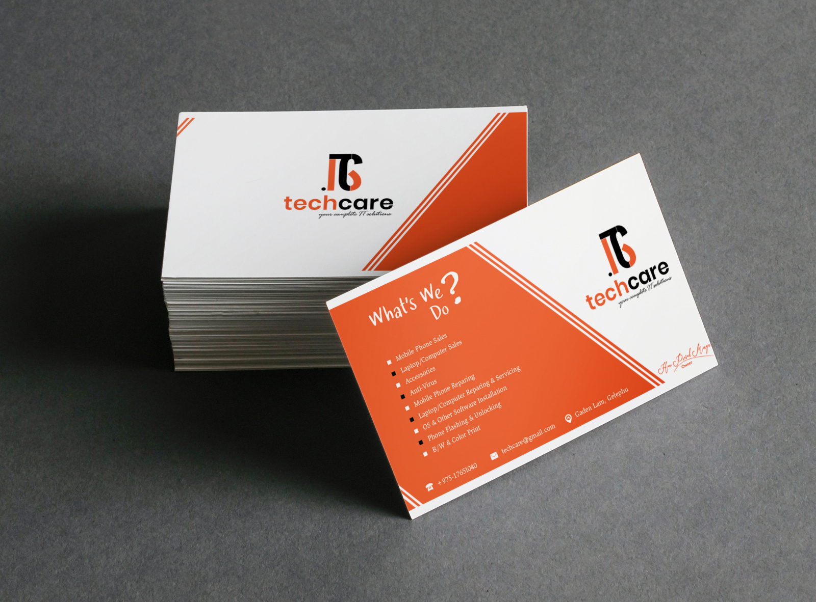 Techcare IT Solution by Sujan Mongar on Dribbble