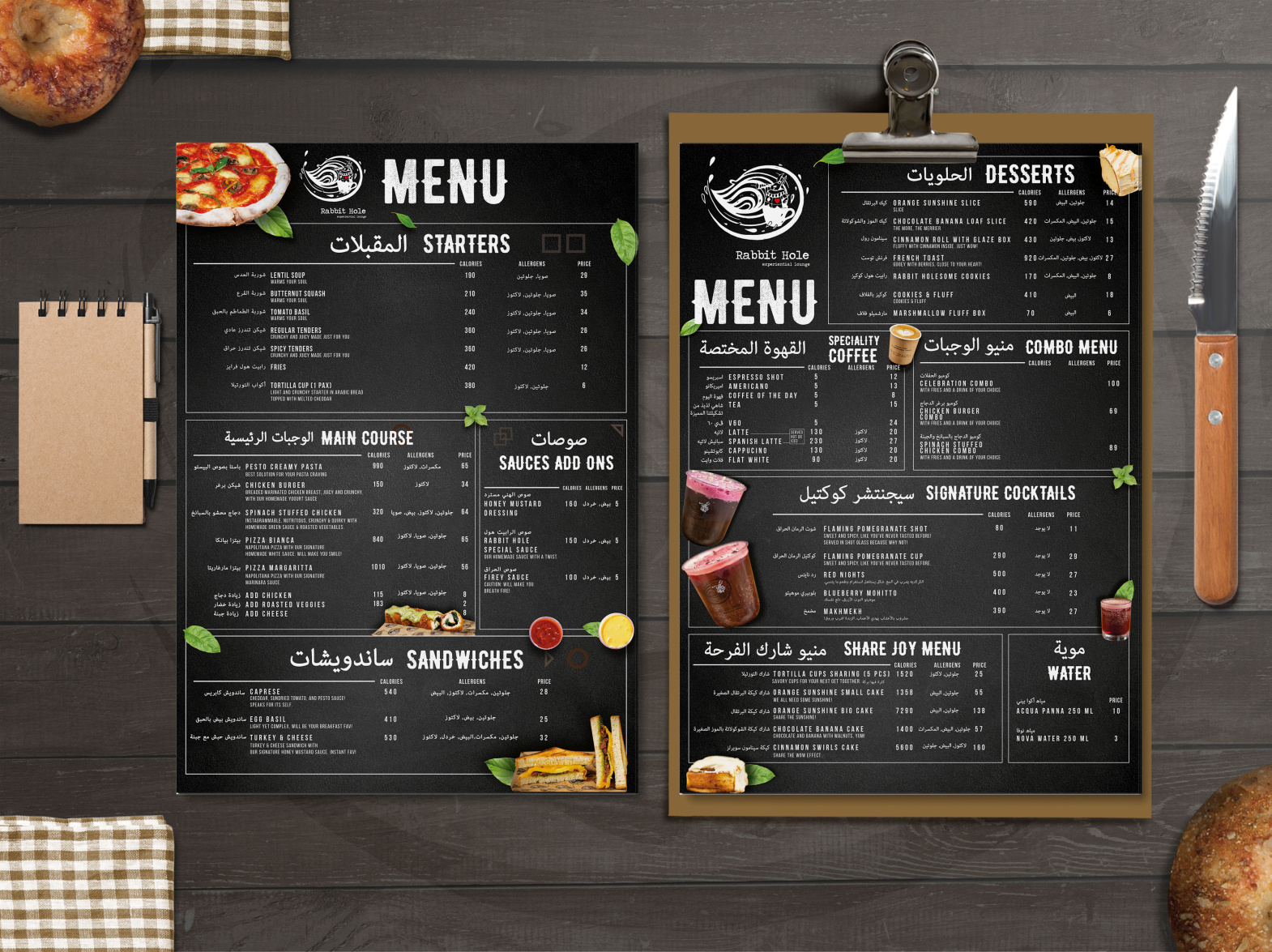 Restaurant Menu by Tirta Design on Dribbble