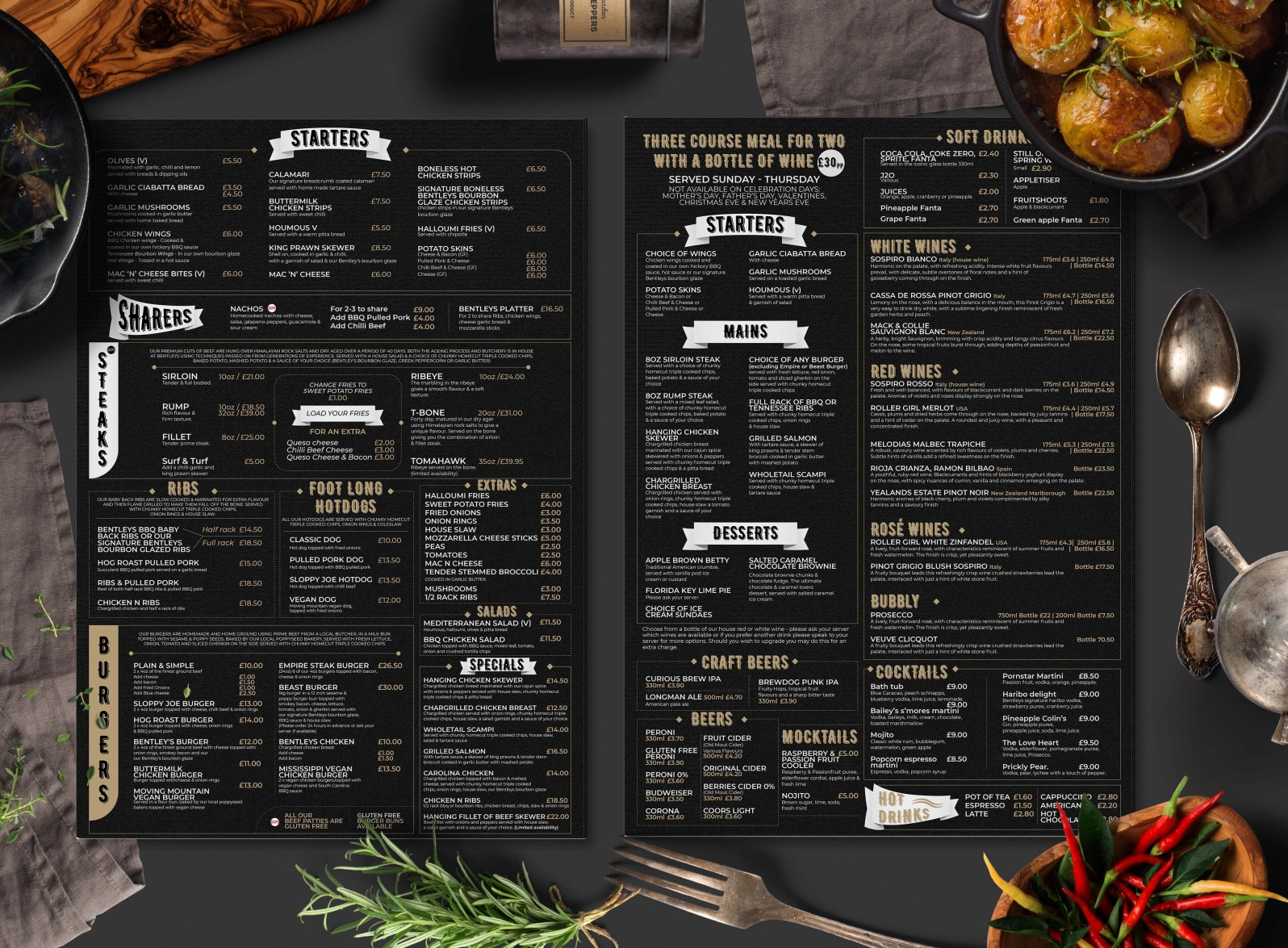 Restaurant Menu Design by Tirta Design on Dribbble