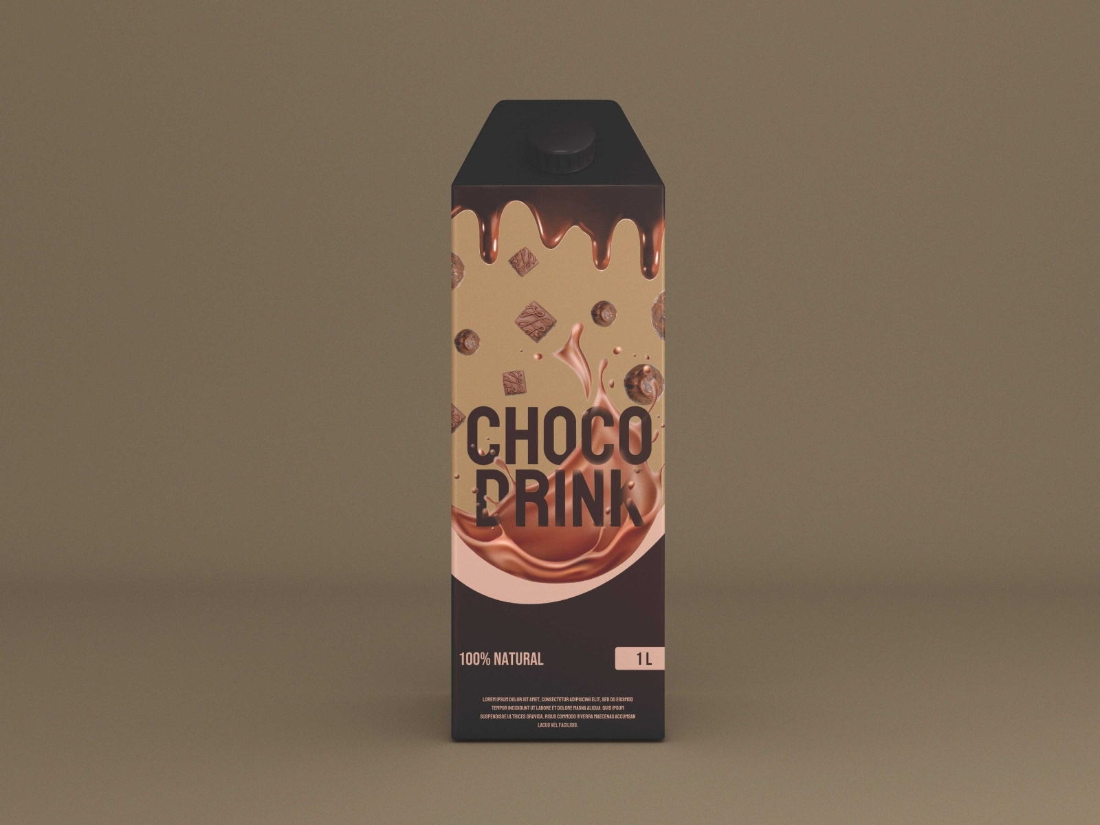 Chocolate Drink Label Design by Senith Ganewatta on Dribbble