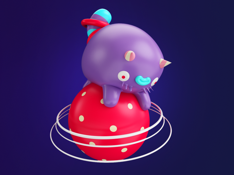 CAT & PLANET by Aaron Martinez on Dribbble