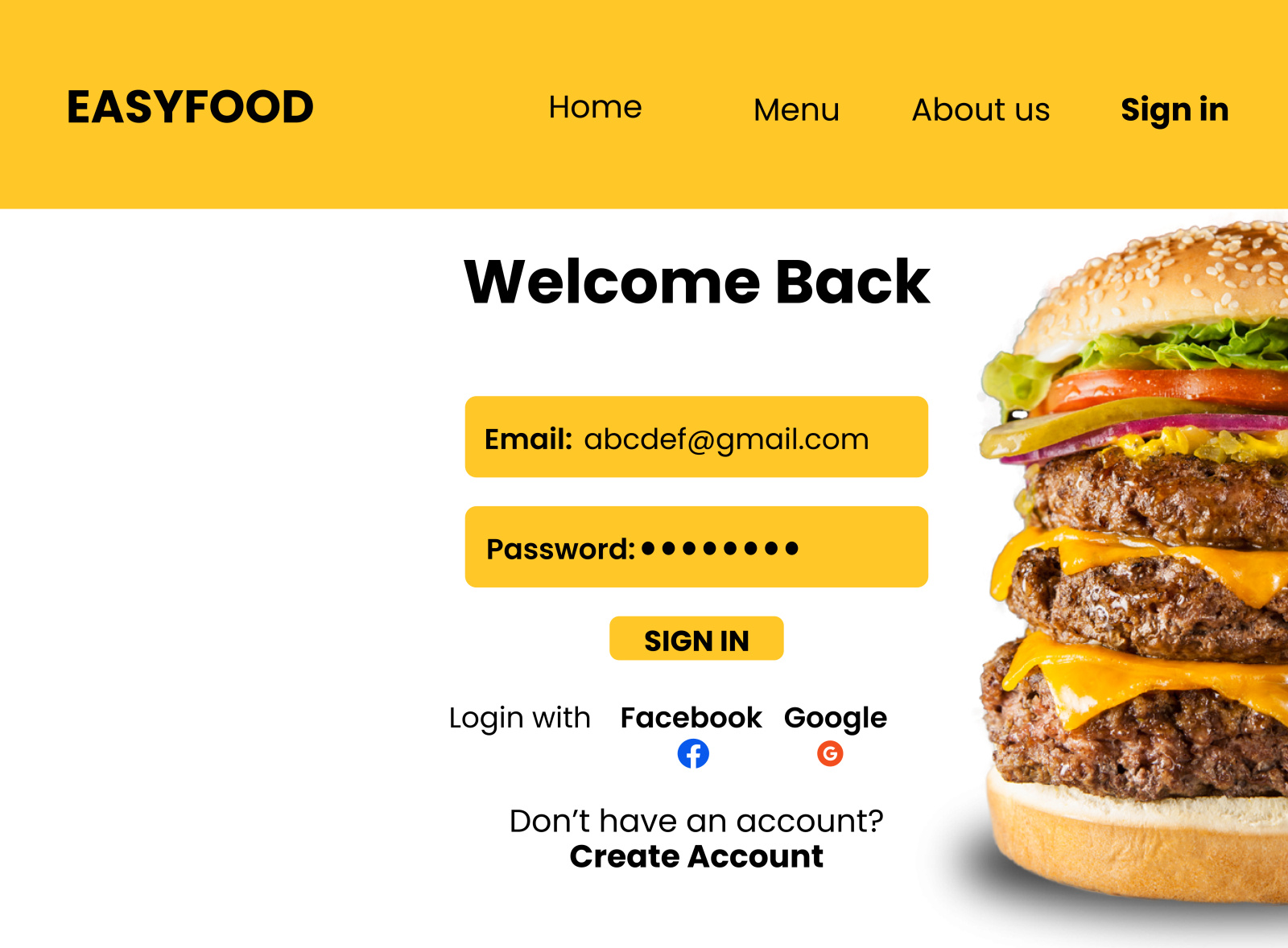 EASY FOOD Website by Ifeanyi O. on Dribbble