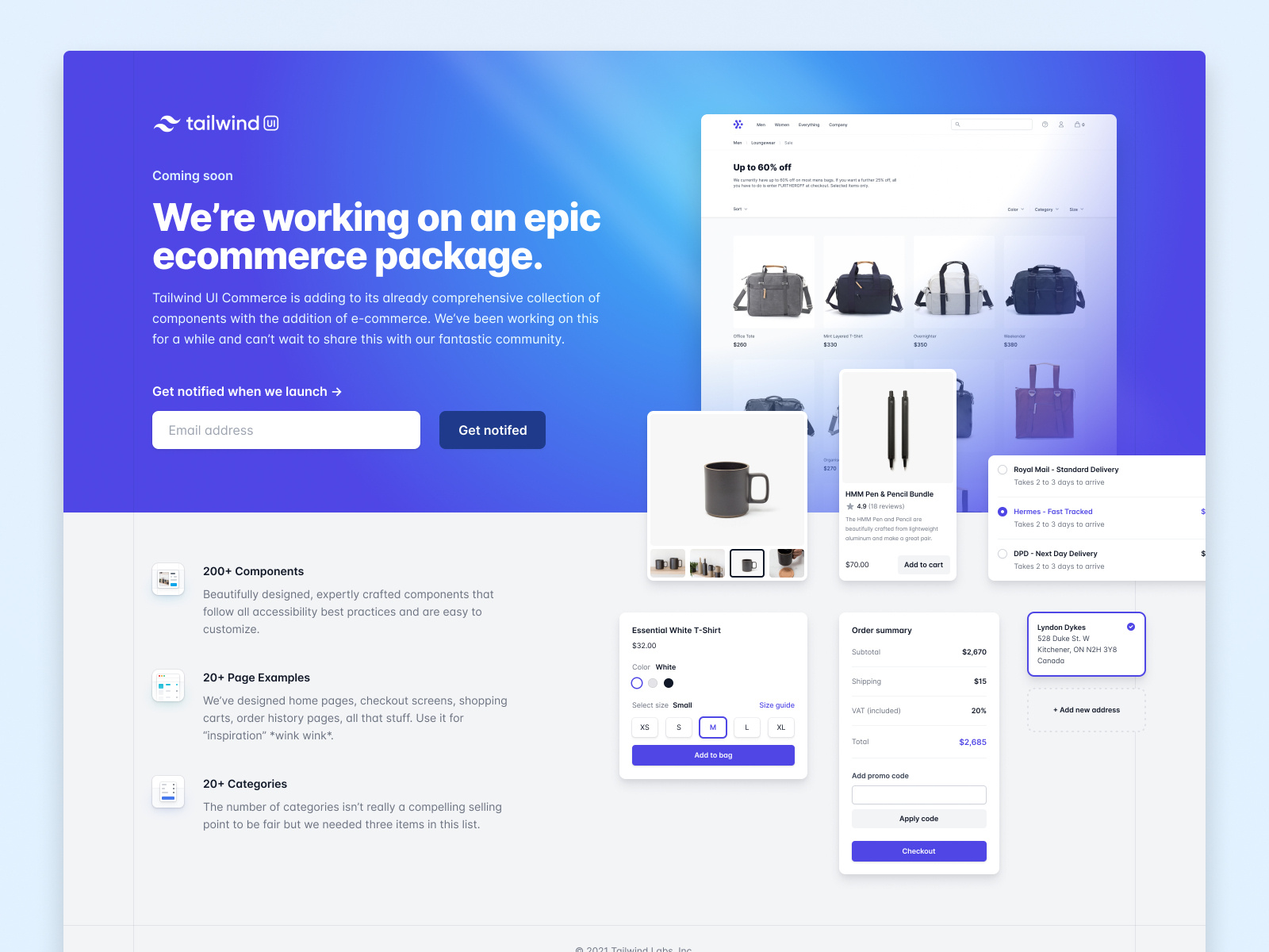 Tailwind UI Ecommerce By James For Tailwind Labs On Dribbble