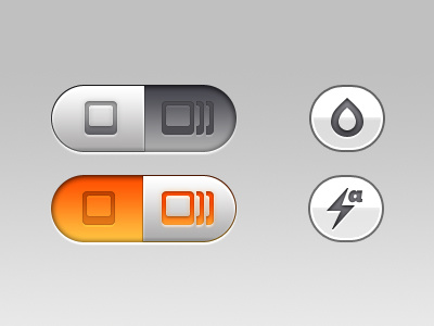 Refined iOS buttons by James on Dribbble