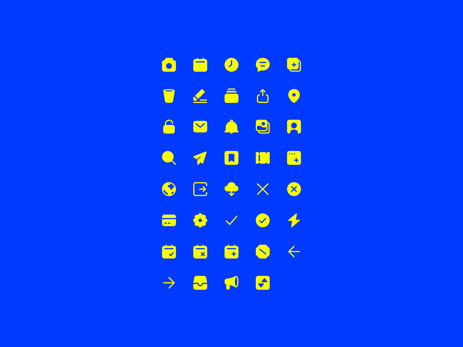 Filled Icons by James on Dribbble