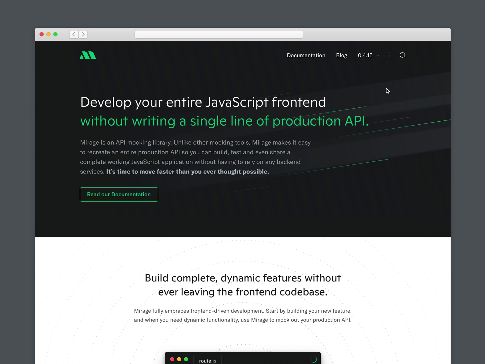 Ember CLI - Mirage by James on Dribbble