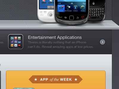 Entertainment Applications by James on Dribbble