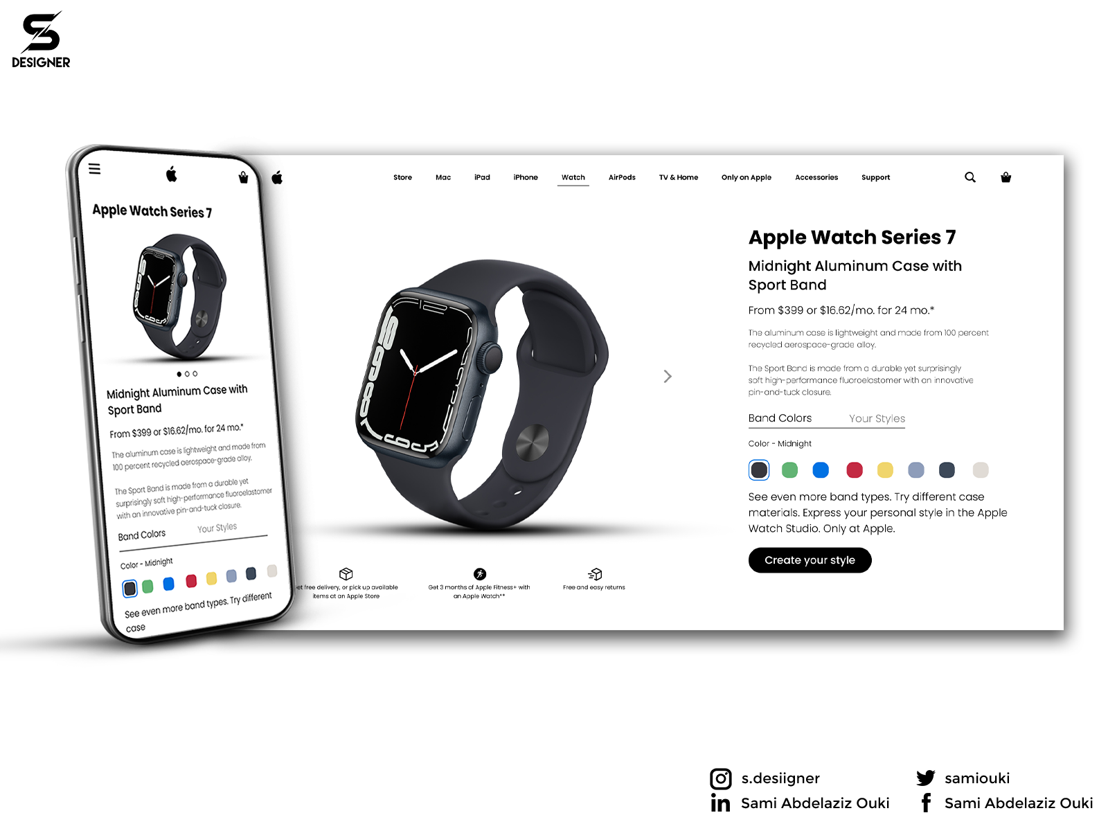 Apple Redesign by Sami Abdelaziz Ouki on Dribbble